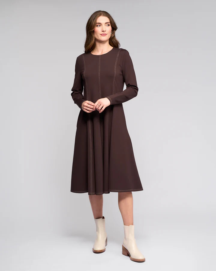 Vassalli "Miner Dress" - Chocolate - Sizes: 8 10 12 14 16 – Via Vai New ...